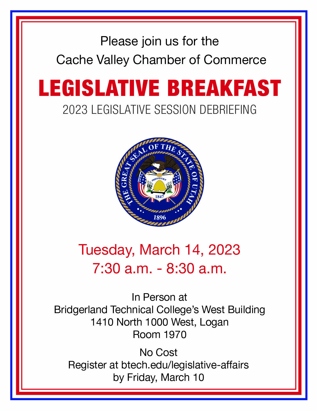 Legislative Affairs - Bridgerland Technical College